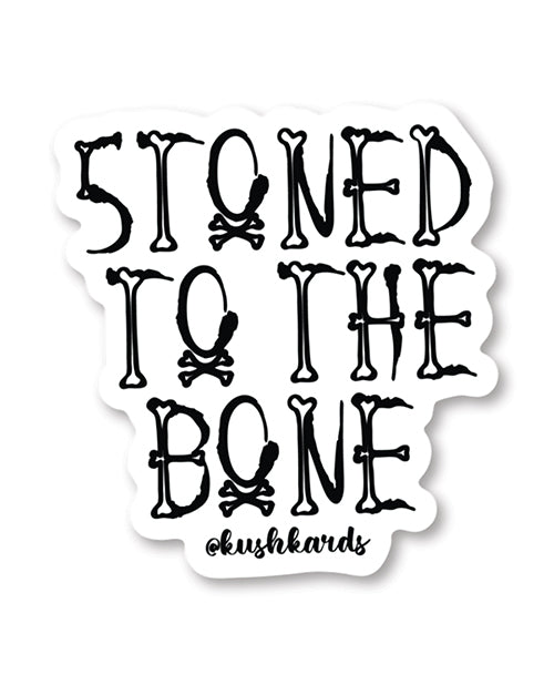 Halloween Stoned to the Bone Sticker - Pack of 3 – OrchidToys.com
